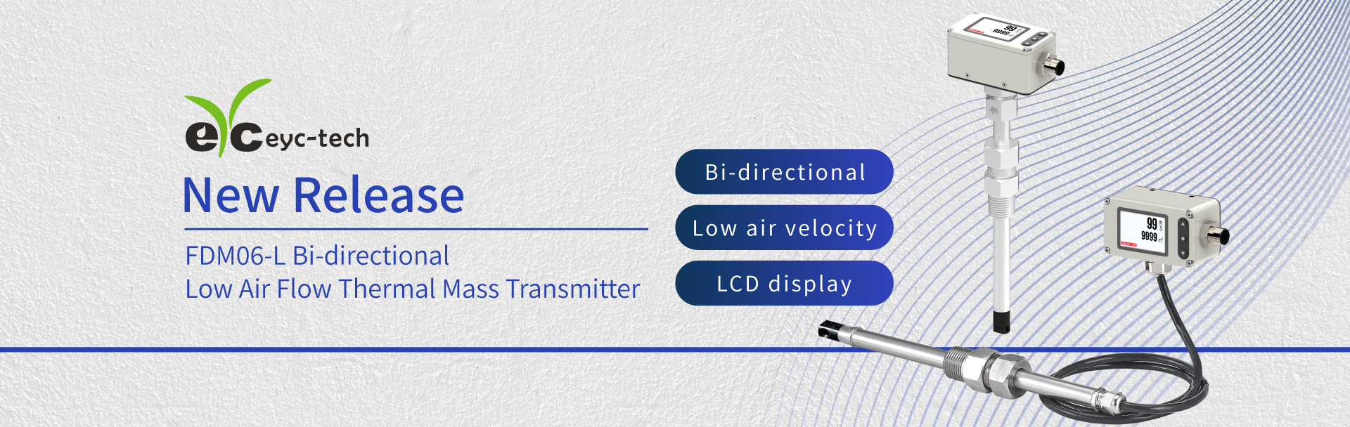 New Release | FDM06-L Bi-directional Air Flow Transmitter